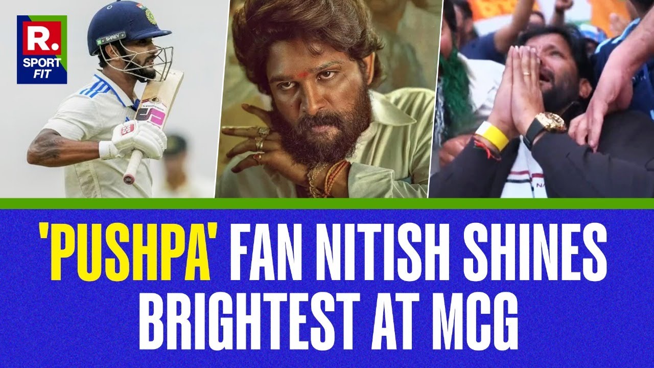 'Pushpa' Fan Nitish Kumar Reddy Lights up Australia's MCG With Maiden ...